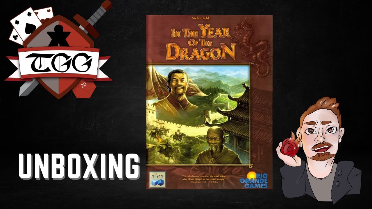 In the Year of the Dragon Board Game Unboxing - YouTube