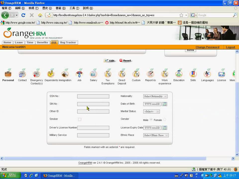OrangeHRM Demo (human resource) - YouTube