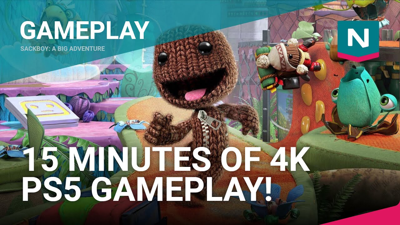 Sackboy: A Big Adventure! 15 Minutes of 4k60 PS5 footage - YouTube