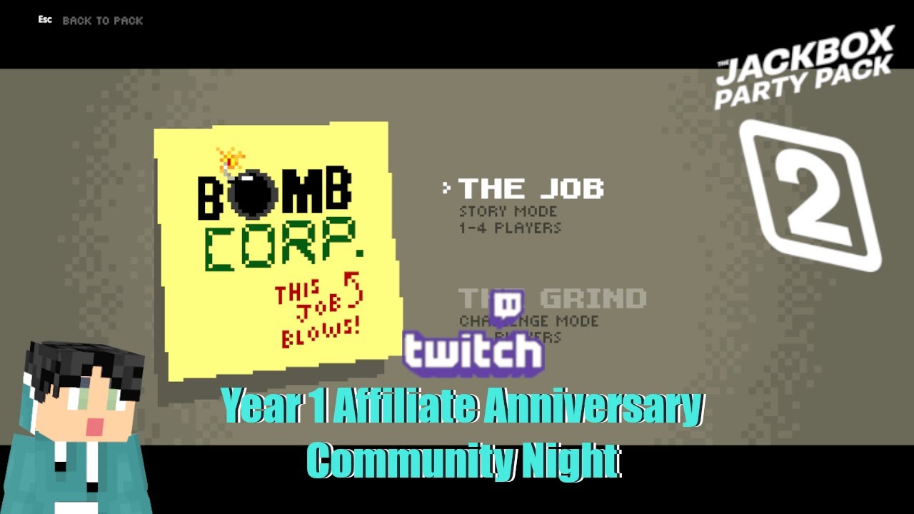 Twitch Affiliate Anniversary Community Night Part 5: Bomb Corp. | The ...