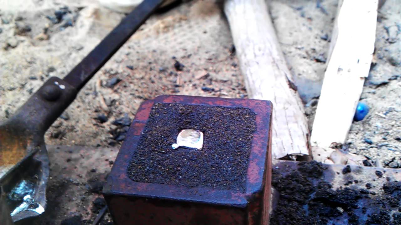 Casting Home made lead poured Ball Mill Media - YouTube
