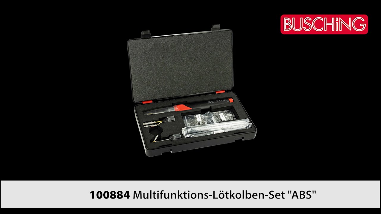 BUSCHiNG [Art.-Nr.: 100884] Multifunktions-Lötkolben-Set "ABS" - YouTube