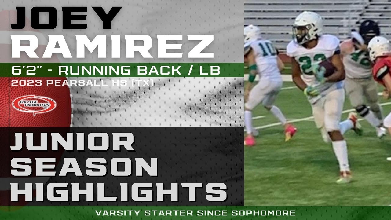 2023 Joey Ramirez | 6'2" - RB/LB/ATH | Junior Season Highlights - YouTube