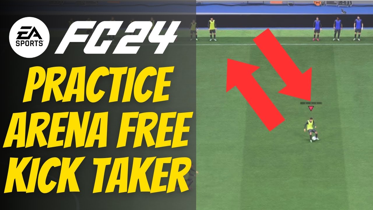 How to Change Practice Arena Free Kick Taker in FC 24 - 100% WORKING ...