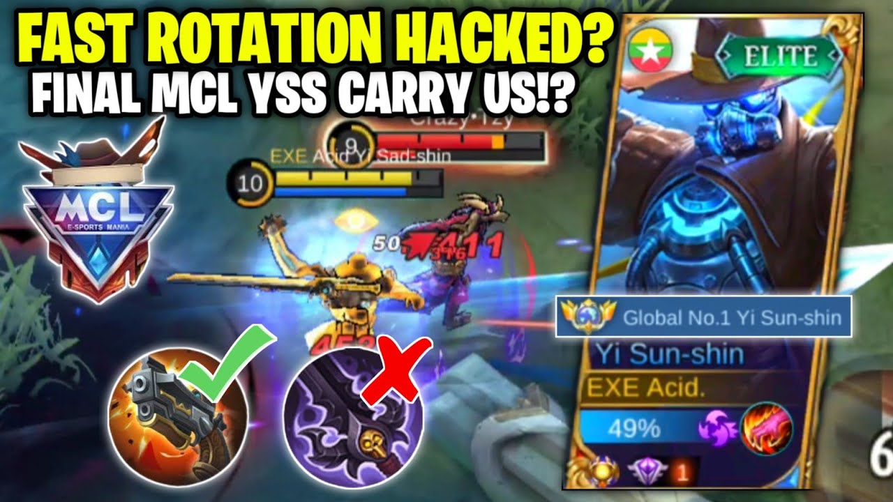 FAST ROTATION HACKED?? FINAL MCL YI SUN SHIN CARRY US!? ROTASI FARMING ...