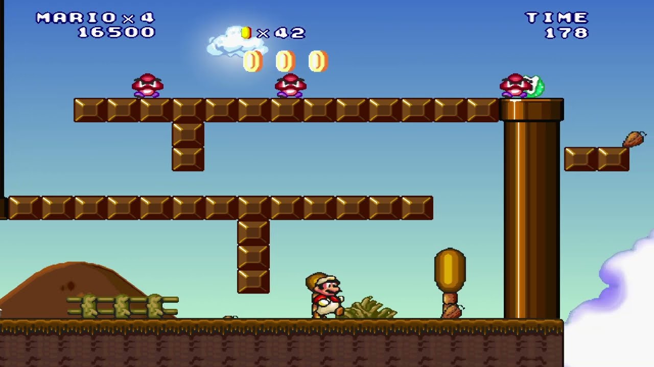 Mario Worker Remake v3.0 - Autumn level preview - YouTube