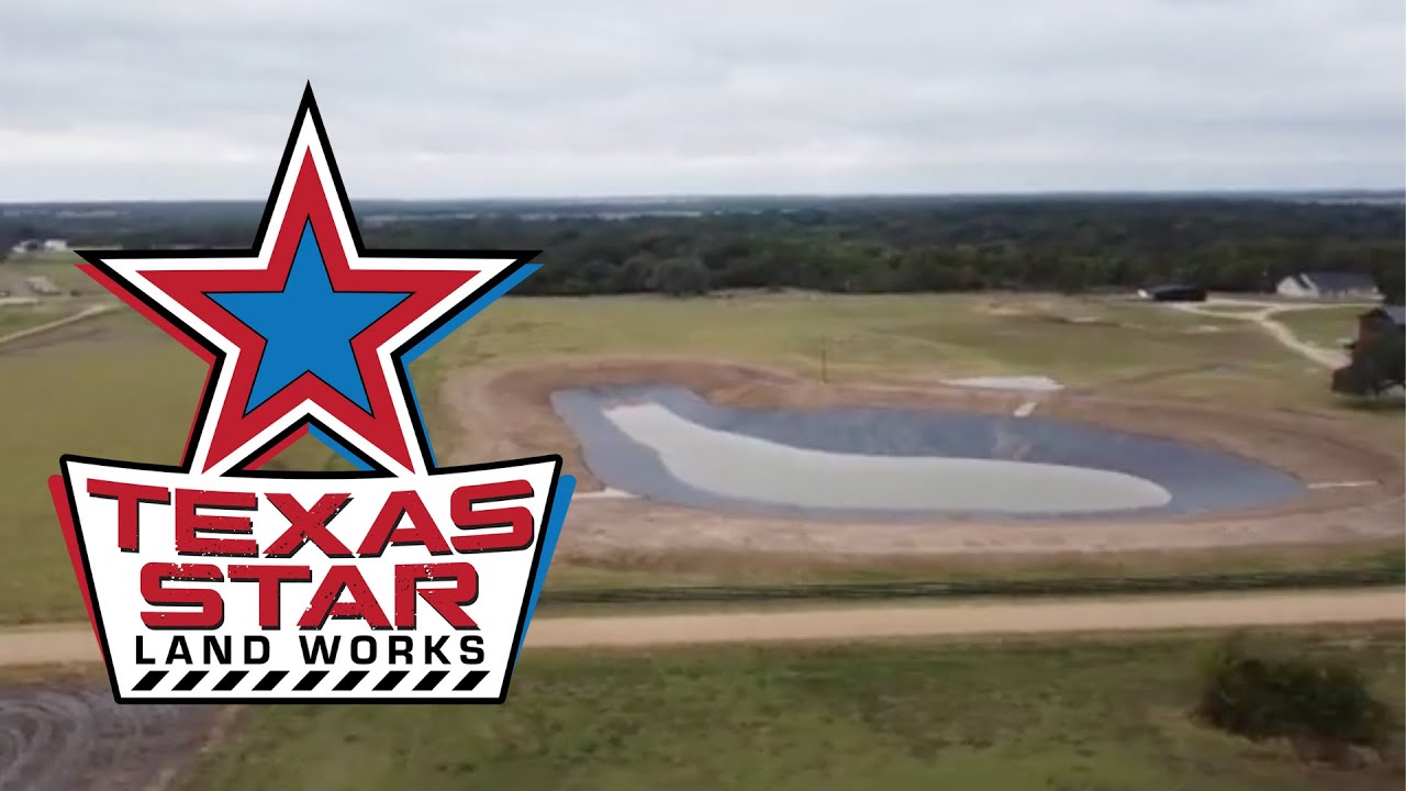 Ranch Pond - Texas Star Land Works - Custom Ranch Pond - YouTube