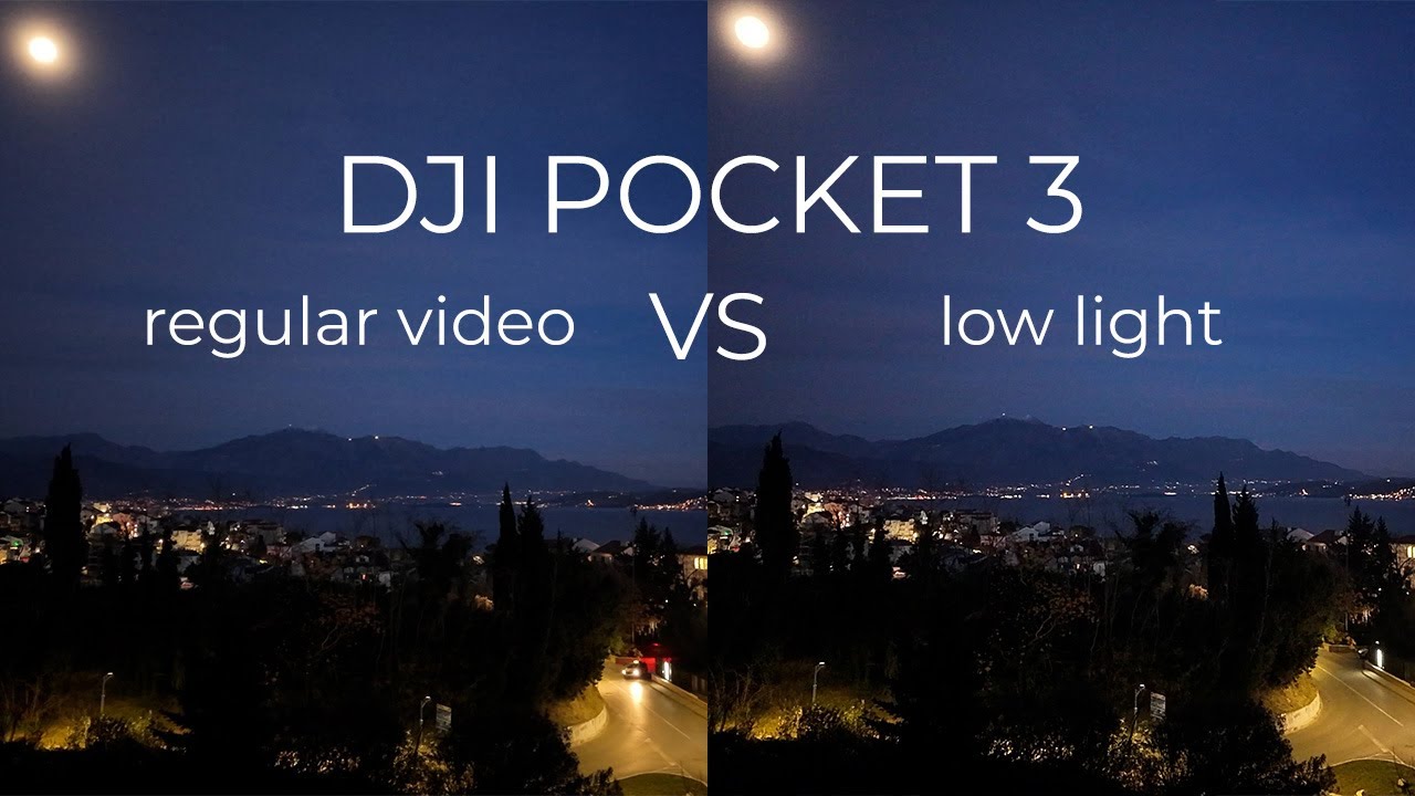 DJI Pocket 3: Regular Video VS. Low-Light Mode in low light conditions ...