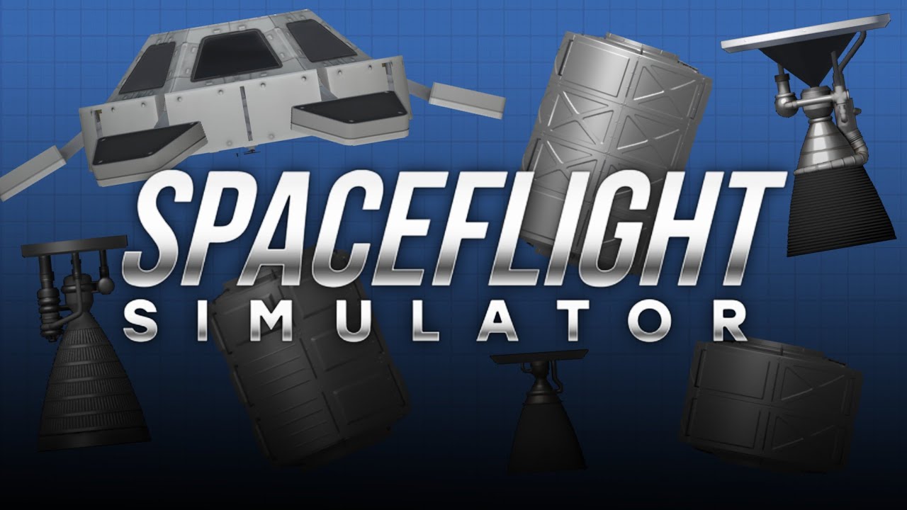 NEW Space Station Parts and Engines Update in Spaceflight Simulator ...