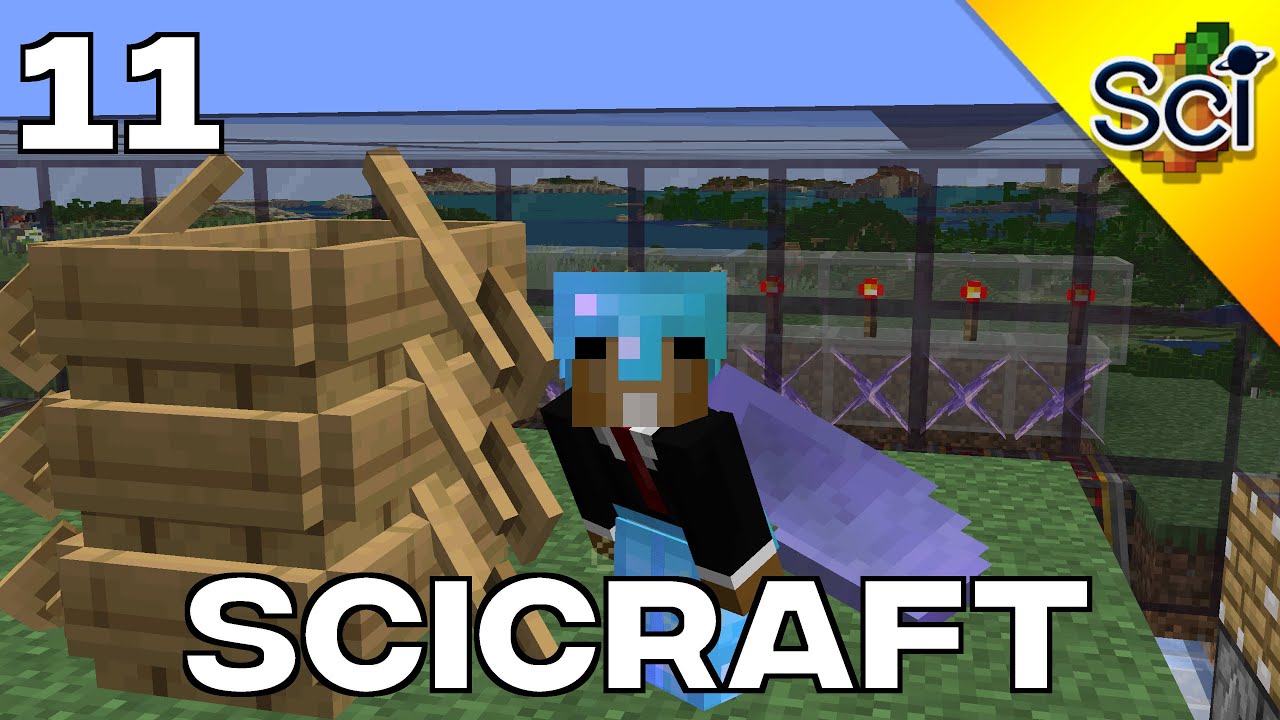 SciCraft 2: Six Boat Based Flower Farms (Episode 11) - YouTube