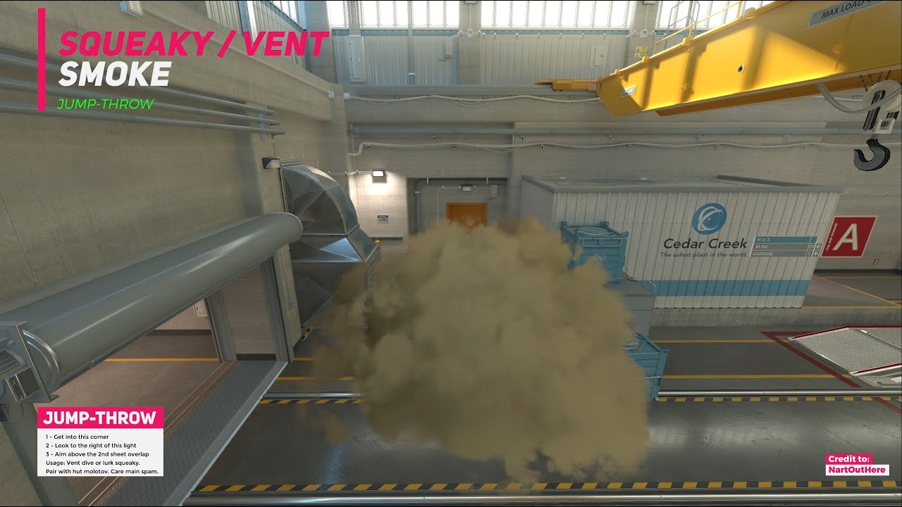 CS2 Nuke - Squeaky / Vent Smoke - YouTube