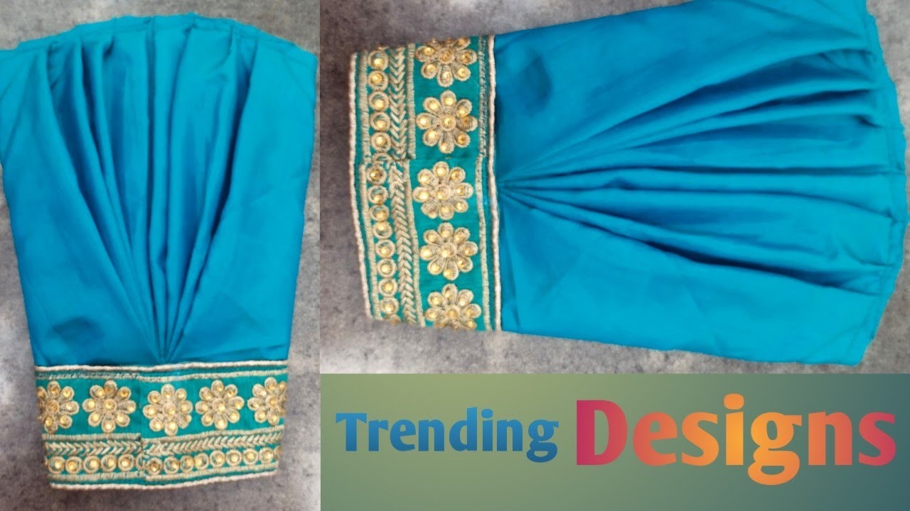 Blouse Sleeves Design cutting and stitching ll New pattern sleeves for ...