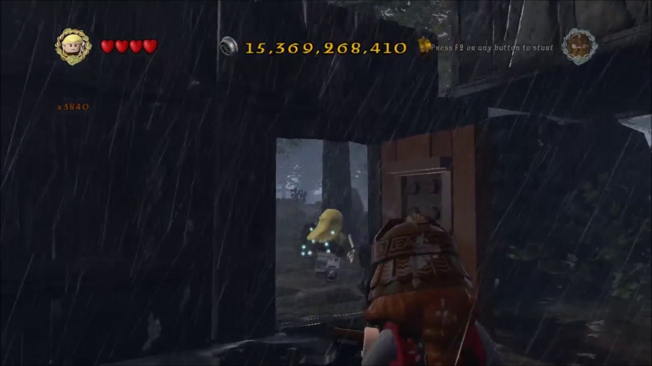 Lego Lord of the Rings. Unlocking Radagast the Brown, Bree. - YouTube