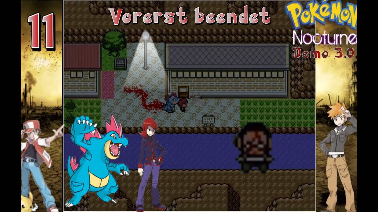 Pokemon Nocturne Demo 3.0 #11 Einen Fremden seinen letzten Atemzug in ...
