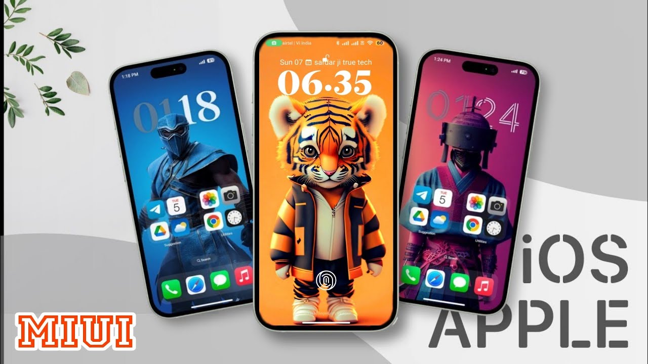 iPhone Theme For Miui 14,13,12| Real iPhone Theme with Fingerprint ...