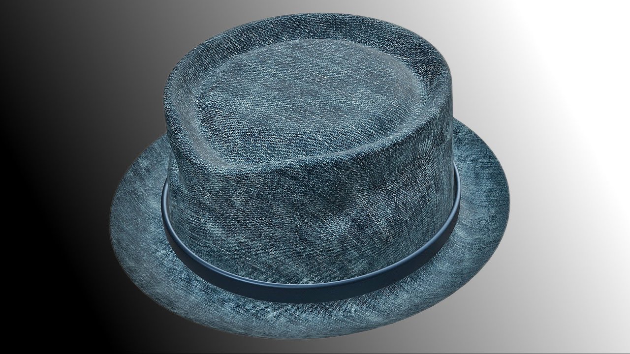 Stylish Hat Showcase | Hat 3d model | Blender | NS Blender | Neeraj ...