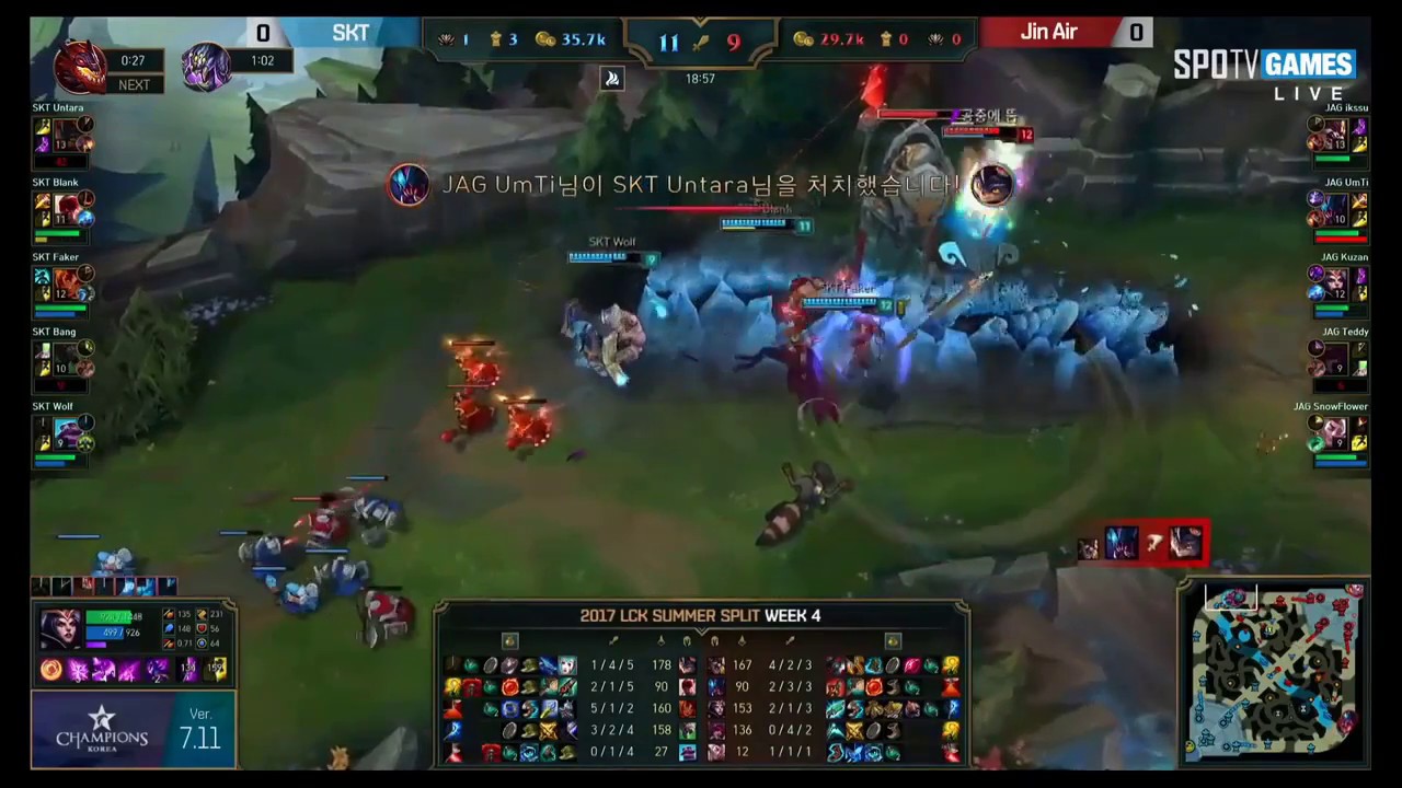 200IQ Until By SKT Wolf (Braum) | LCK Summer 2017 Highlights | SKT vs JAG - YouTube