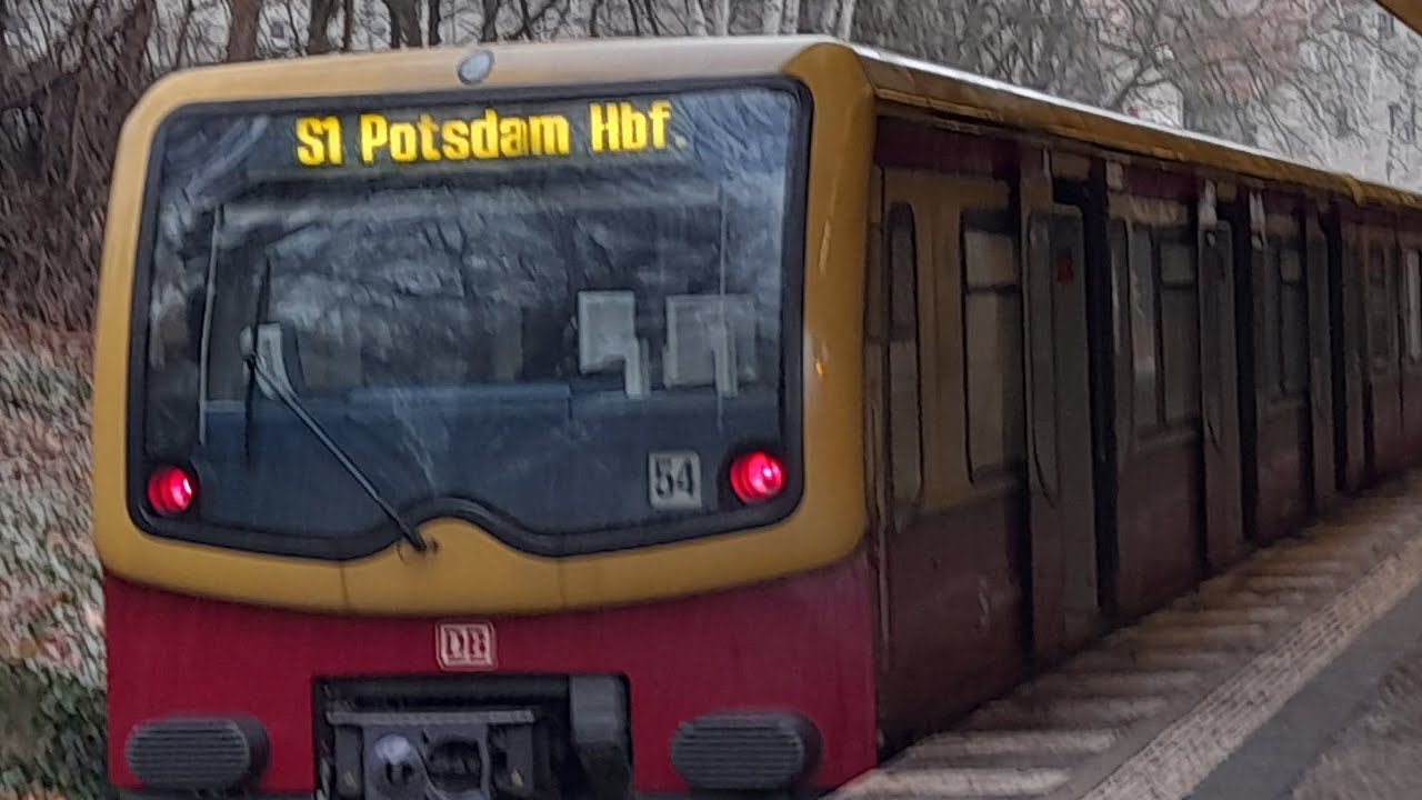 Mitfahrt in der S1 von Potsdam Hbf bis Berlin Frohnau in der BR 482 313 ...