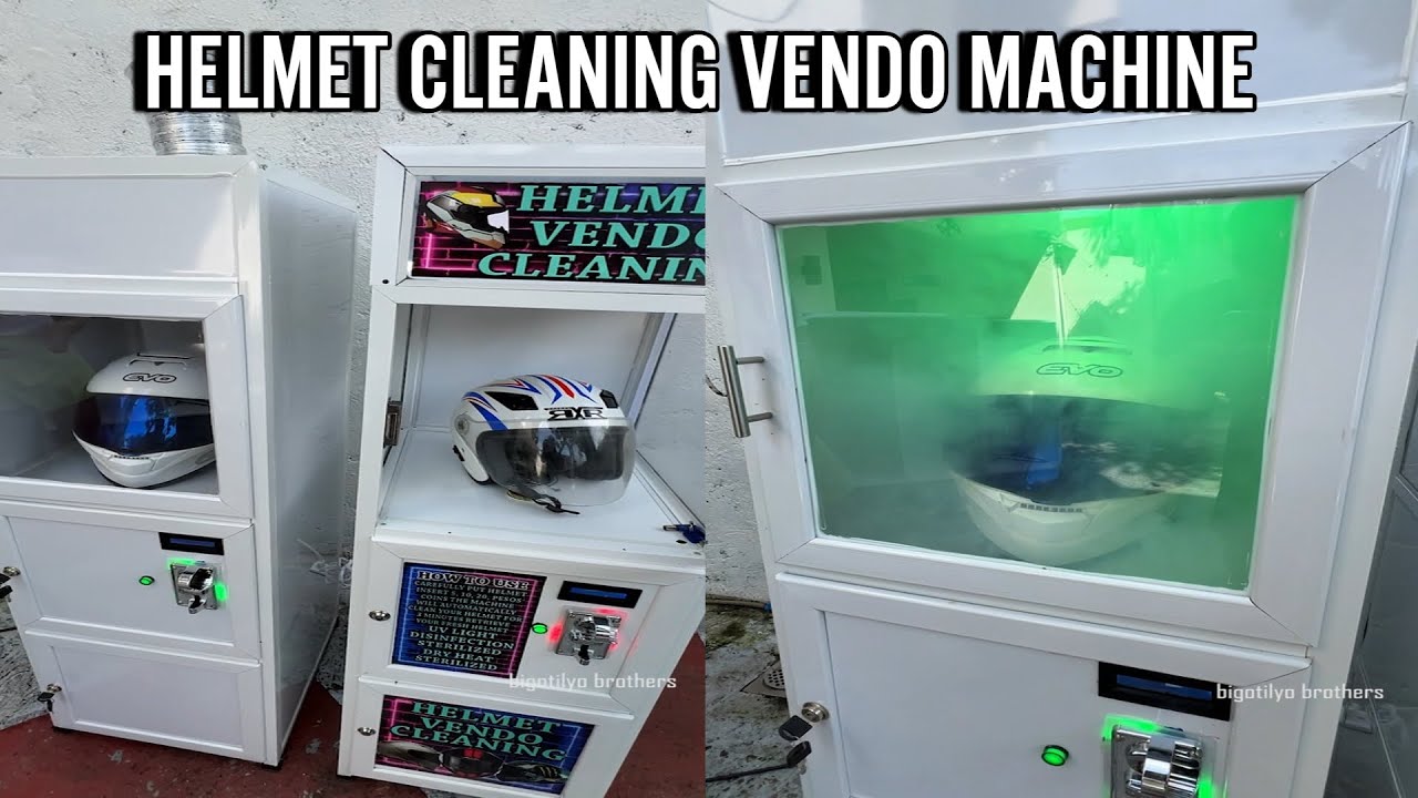MotoFresh Ang Helmet Cleaning Vendo Machine Para Sa Amoy Anghit Mong Helmet - YouTube