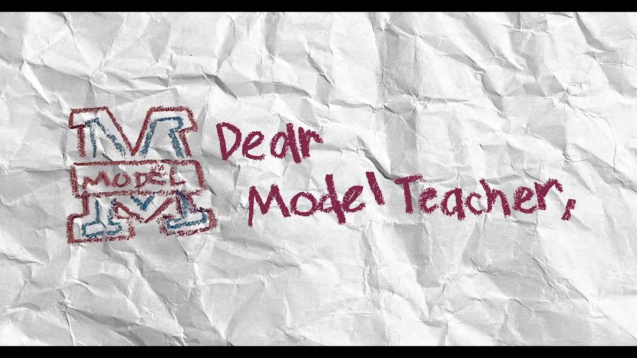 Dear Model Teacher | Teacher Appreciation 2023 - YouTube