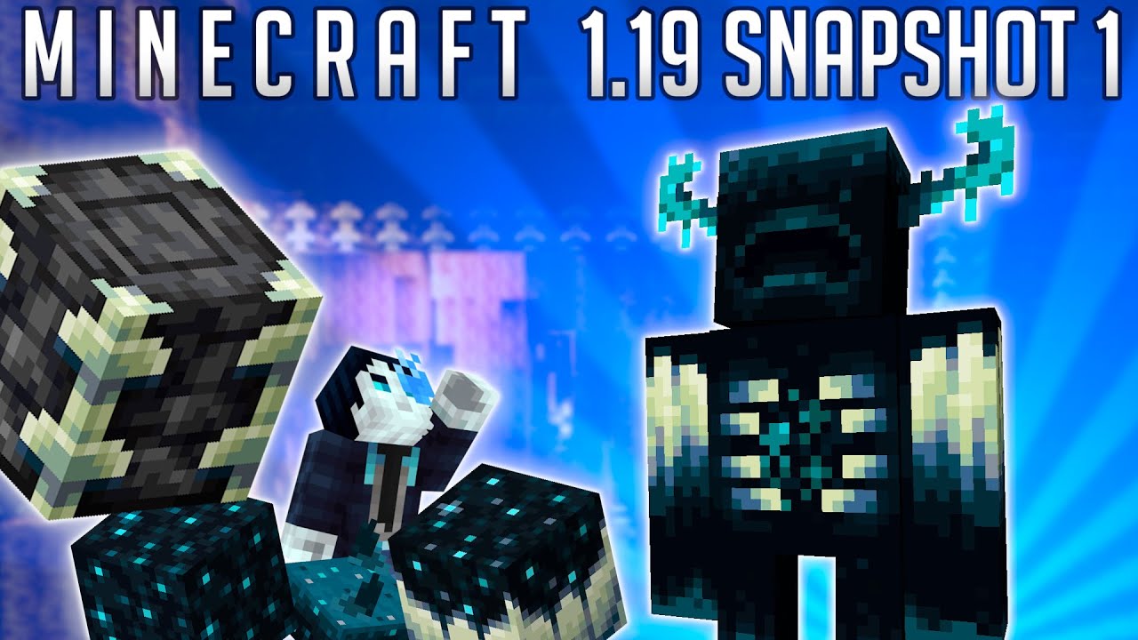 Minecraft Snapshot 1.19 - Le Warden est là ! Bloc Wither Proof ?! - YouTube