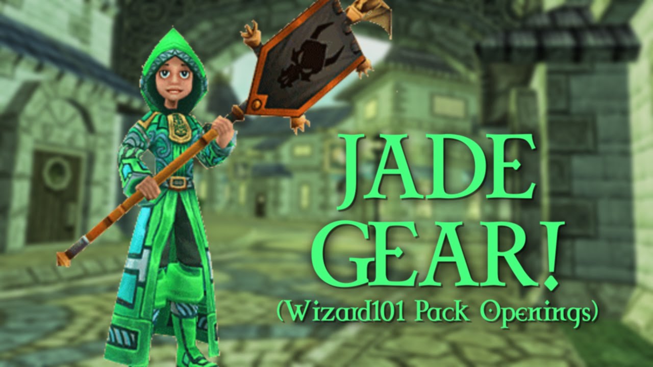 Jade Gear! (Wizard101 Pack Openings!) - YouTube
