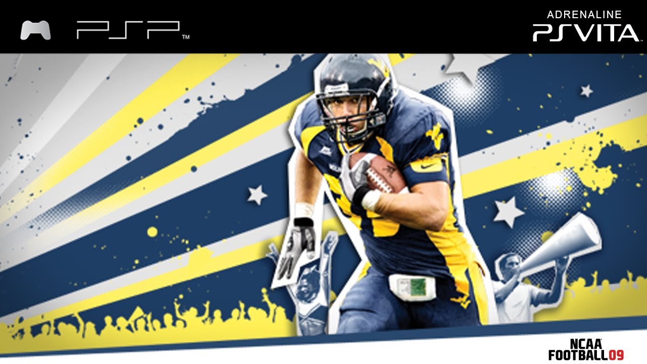 NCAA Football 09 PSP - Gameplay on Adrenaline PS Vita [No Commentary ...