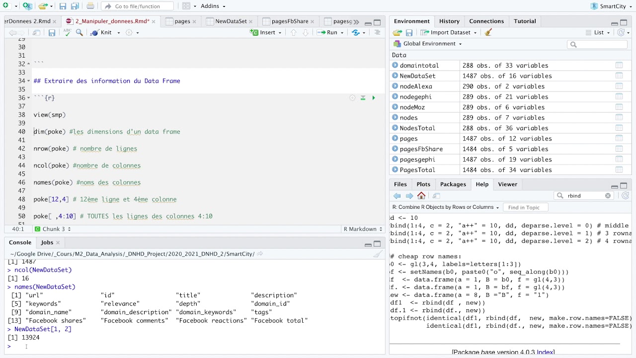R Studio - Manipuler les données - La Formation complète (avec DPLYR ...