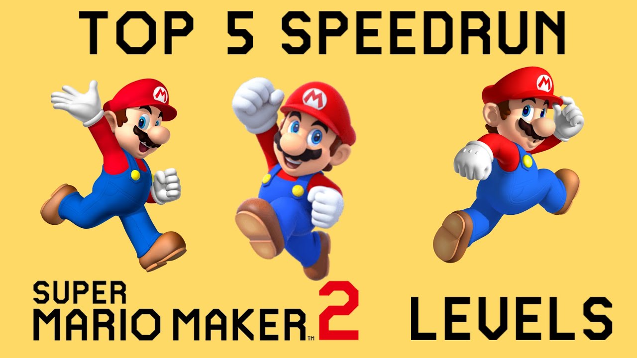 Top 5 Speedrun Super Mario Maker 2 Levels - YouTube