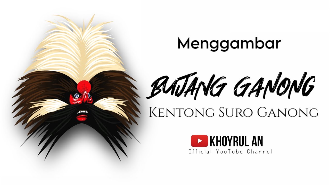 Menggambar Kartun Vector Bujang Ganong Kentong Suro Ganong | Khoyrul an ...