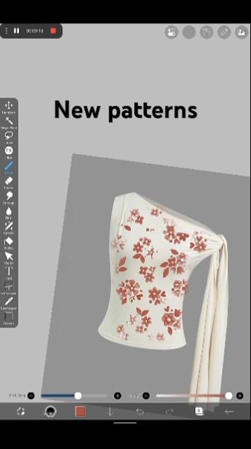 new cloth pattern on request in Ibis #ibispaintx #ibis - YouTube