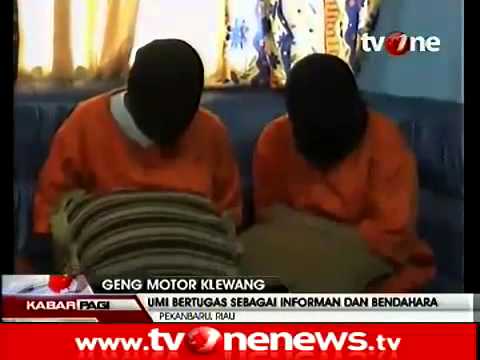 Polisi Tangkap Bendahara Geng Motor Klewang