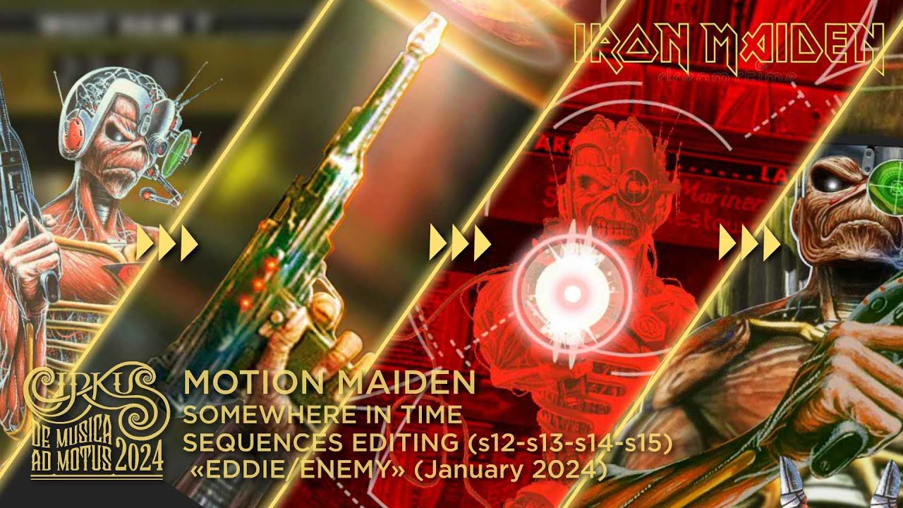 MOTION MAIDEN 🎬 Iron Maiden ''EDDIE/ENEMY SEQUENCE'' (editing 2024) - YouTube