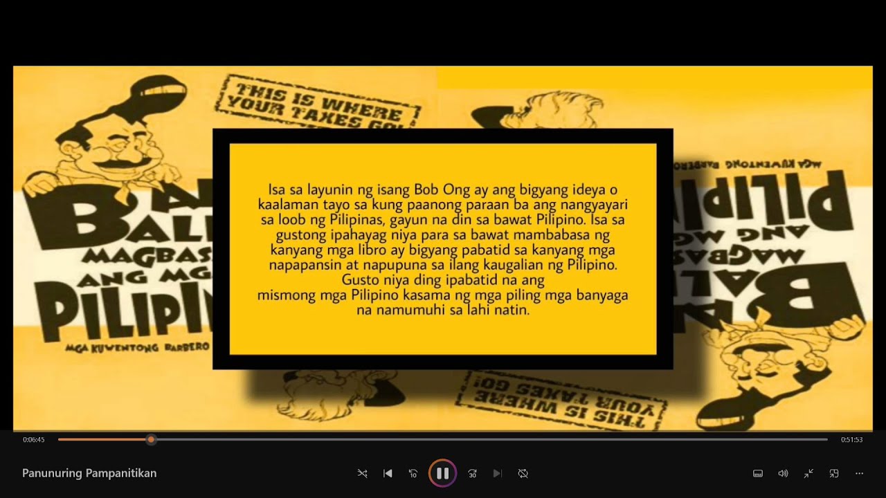 Bakit Baliktad Magbasa ng Libro ang mga Pilipino? | Panunuri sa Nobela ...