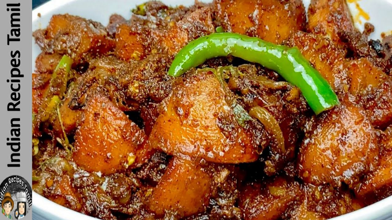 உருளைக்கிழங்கு வறுவல் | Crispy Potato Chilli In Tamil | Potato Fry In ...
