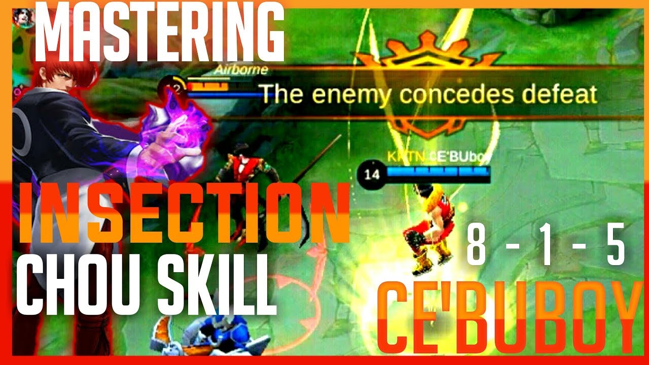MASTERING INSECTION CHOU SKILL | COMING CHOU MAIN | BY: KPTN CE'BUBOY ...