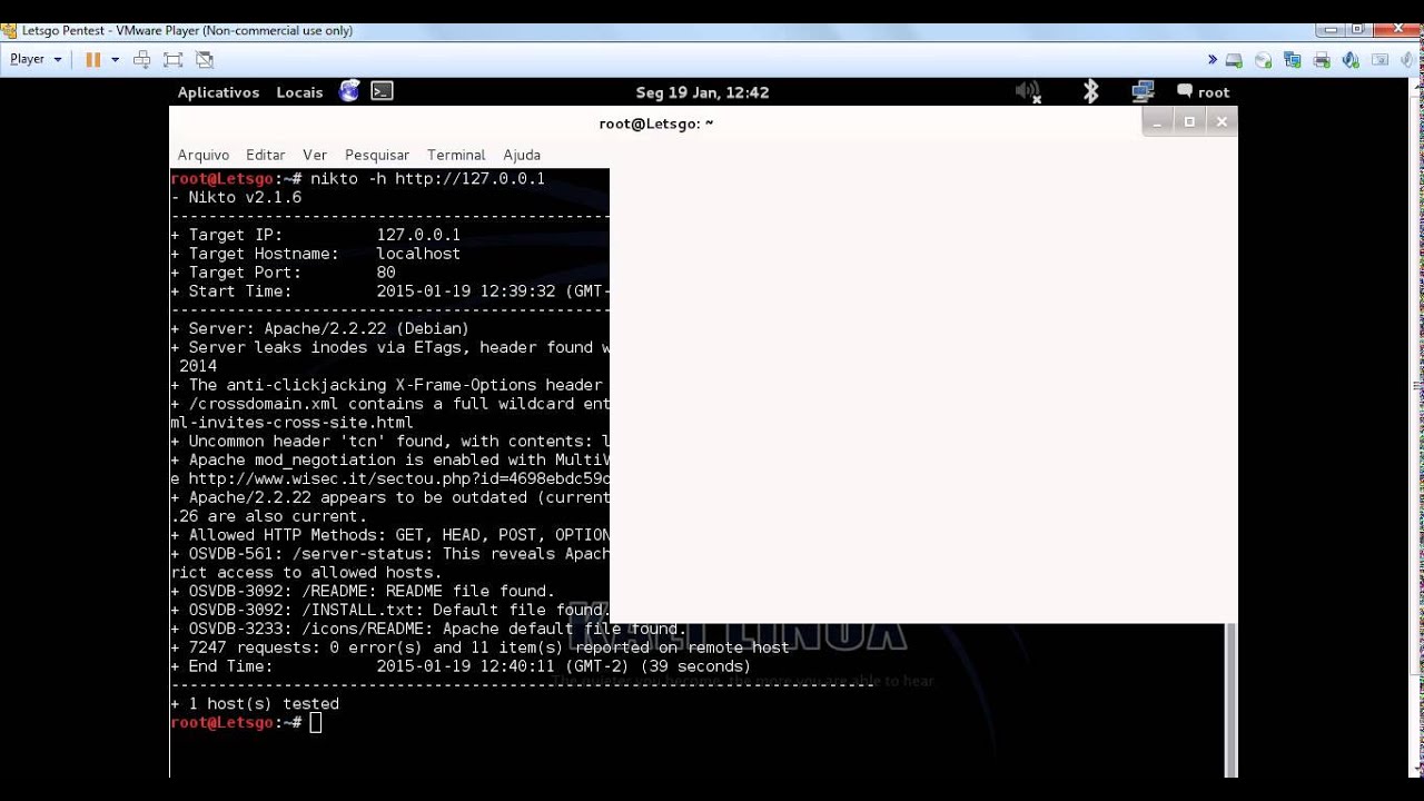 05 - Hacking - Aplicação Web - Explorando com NIKTO. - YouTube