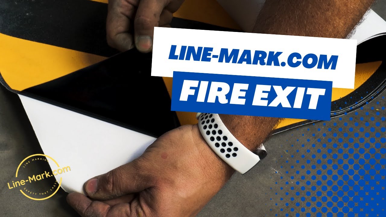 Line-Mark.com | Installing our Fire Exit - YouTube