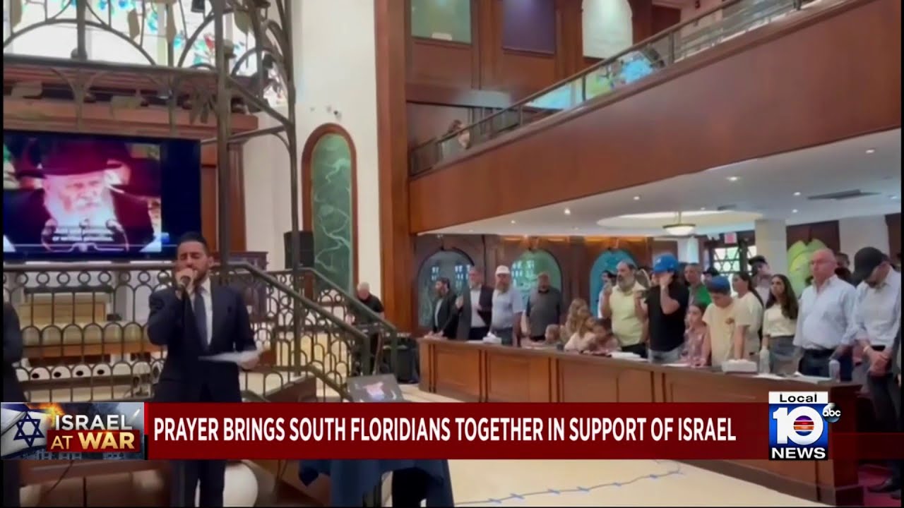 Jewish community in Surfside feels impact of war - YouTube