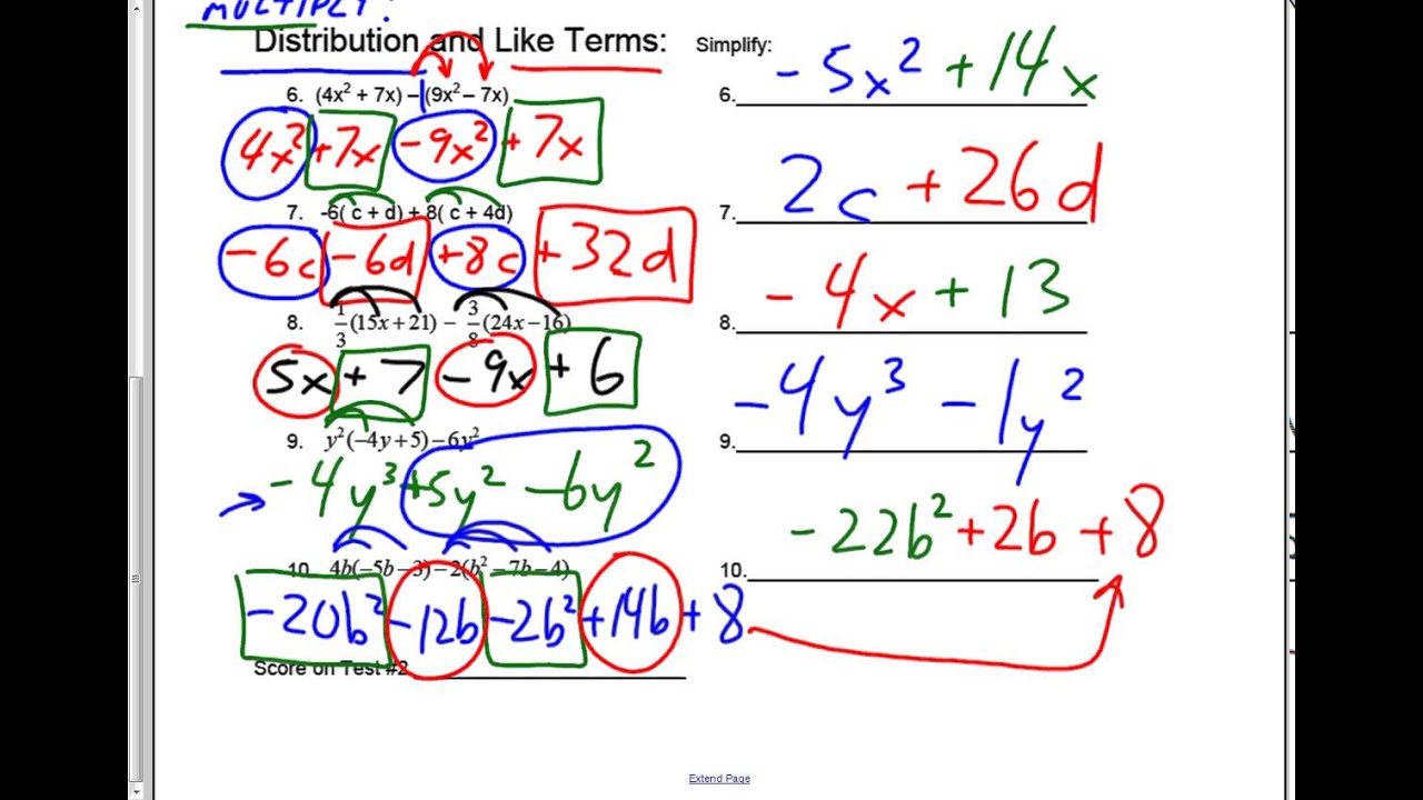 Unit 2 Test Answers - YouTube