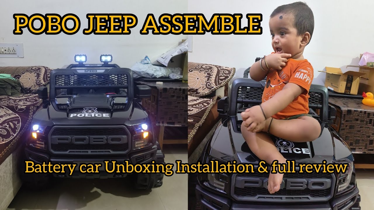 POBO JEEP CAR Unboxing Installation & full Review 🚗 #viral #flipkart # ...