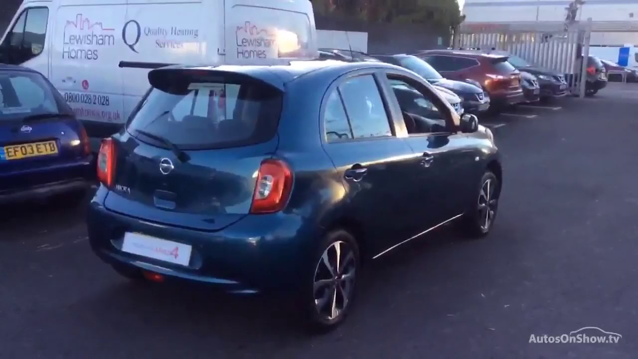 NISSAN MICRA TEKNA BLUE 2014 - YouTube