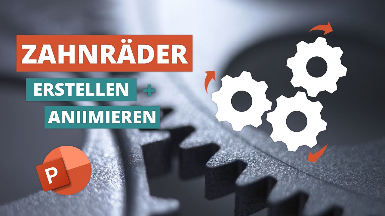 So erstellst und animierst du ZAHNRÄDER in PowerPoint! - YouTube