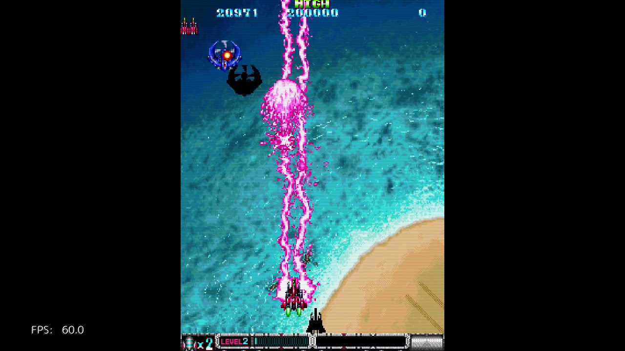 Batsugun (Arcade) on PlayStation Classic - YouTube