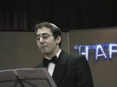 Chazan Adrian Alexander Singing Sunrise Sunset - YouTube