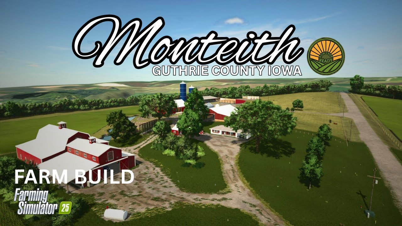 MONTEITH RCR | FARM BUILD | FS 25 - YouTube