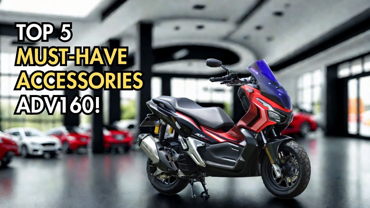 Top 5 Must-Have Accessories for Your Honda ADV 160! - YouTube