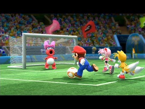 Mario & Sonic at the Rio 2016 Olympic Games Football Mario, Jet, Luigi and Waluigi