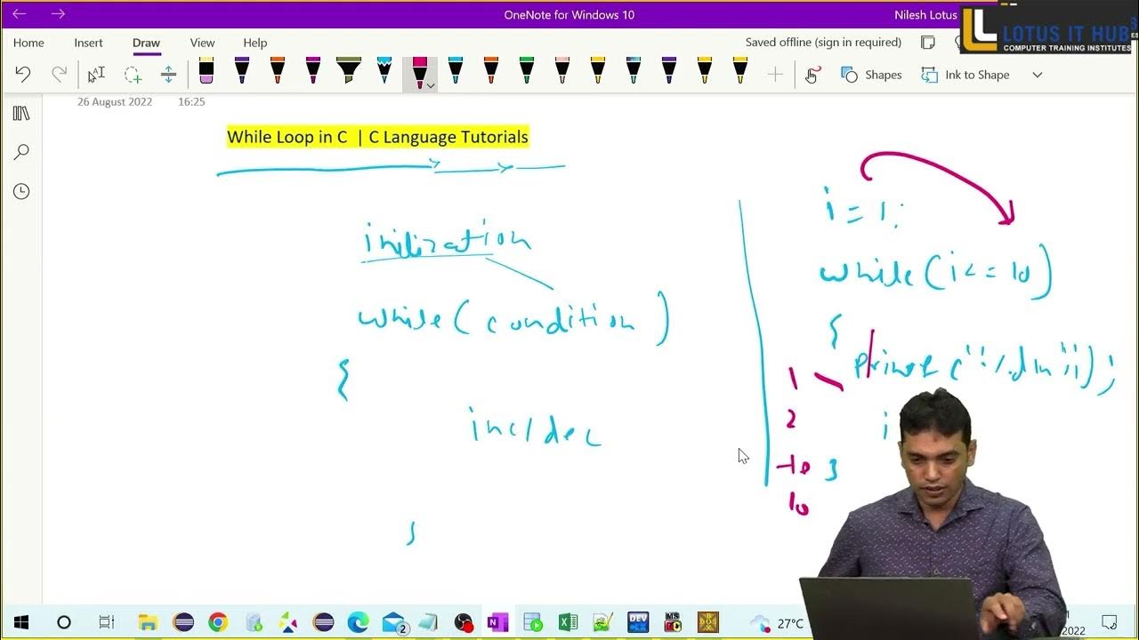 While Loop in C || C Language Tutorials - YouTube