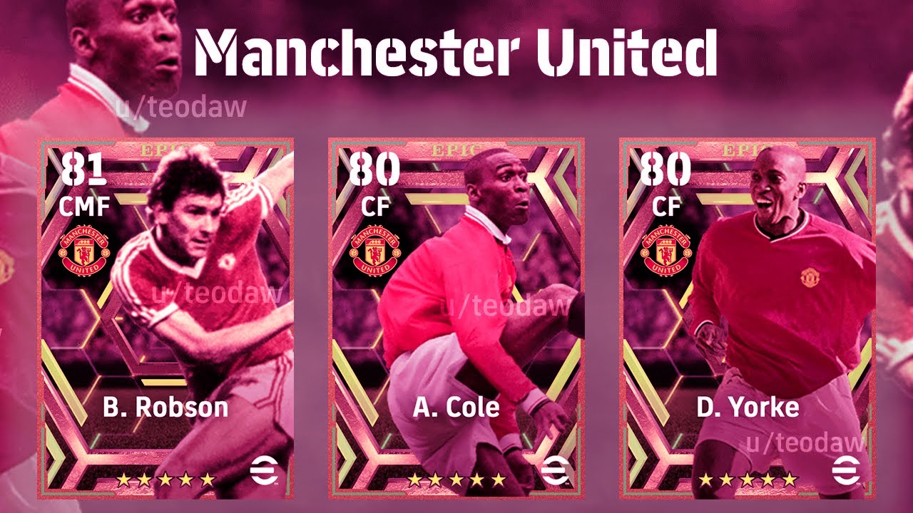13k coins Man Utd EPIC PACK OPENING (Robson, Cole & Yorke) [eFootball ...